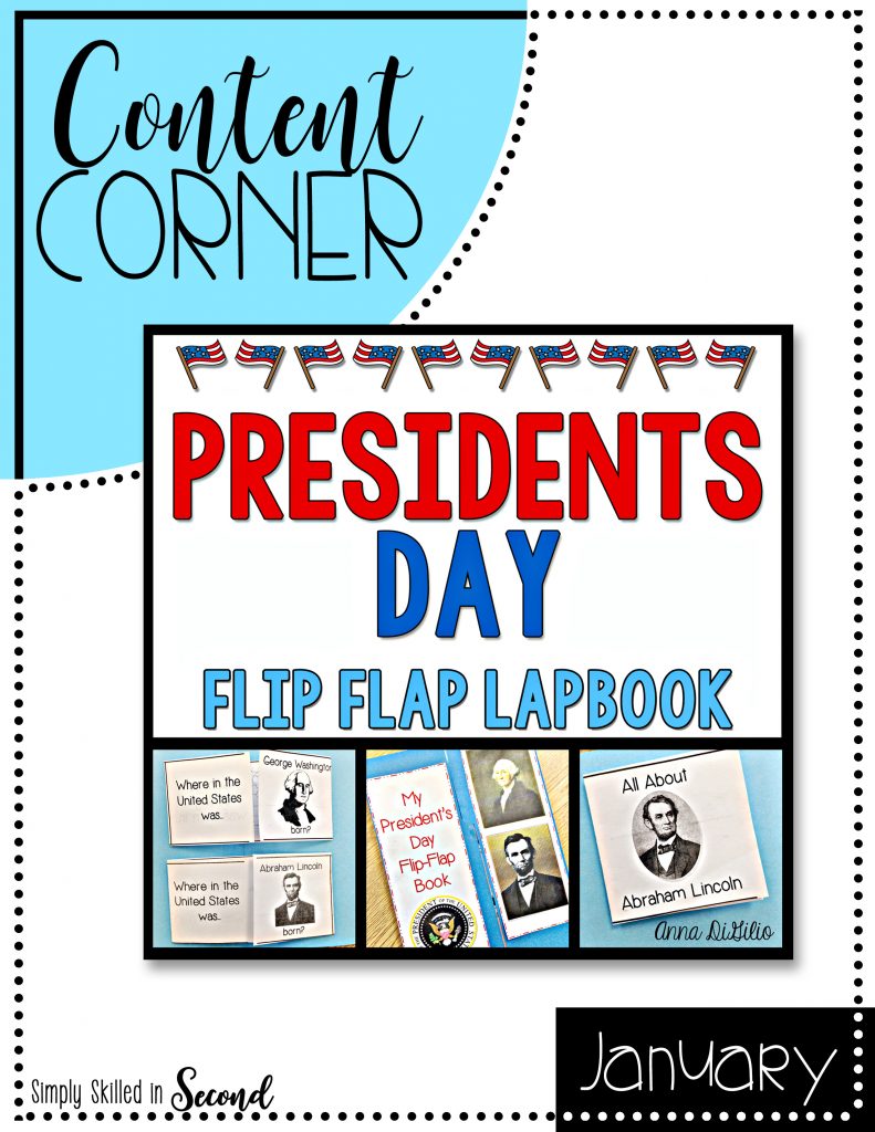 Presidents Day Flip Flap Book - Simply Skilled Teaching