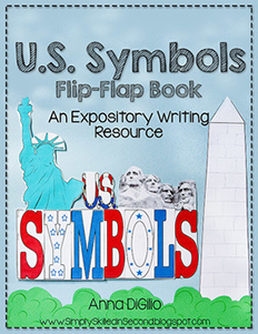 American Symbols Flip Flap Book | Distance Learning - Simply Skilled ...