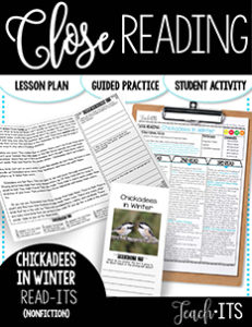 Chickadees in Winter | Distance Learning - Simply Skilled Teaching