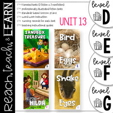 GR Levels D, E, F, G - Unit 13 | Distance Learning - Simply Skilled ...